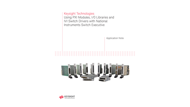 PXI RF Matrix Switch: 300 MHz, 8x12, 50 Ω | Keysight